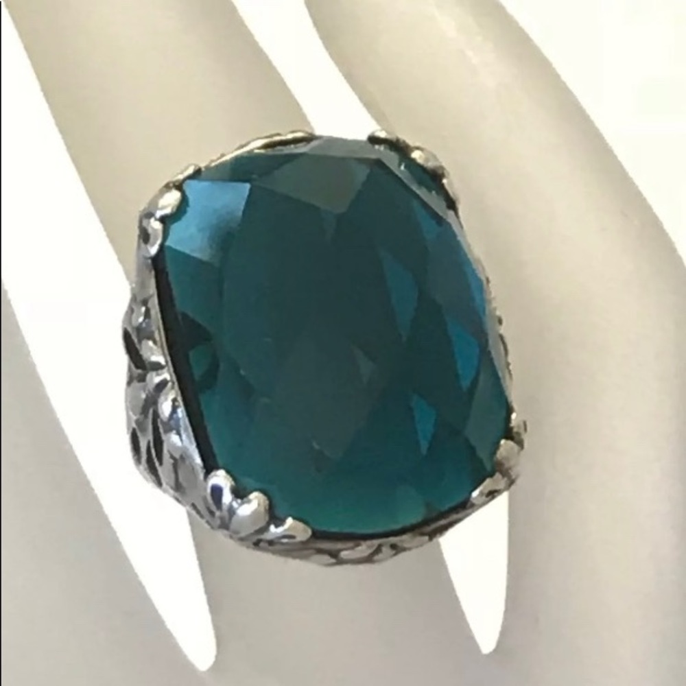 Silpada Sterling Silver Caspian Sea Ring R2456 - Gem
